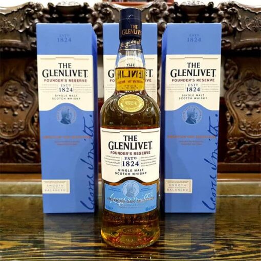 Rượu Glenlivet 1824 Xanh 1 Lít - Giá Tốt - Free ship Hà Nội